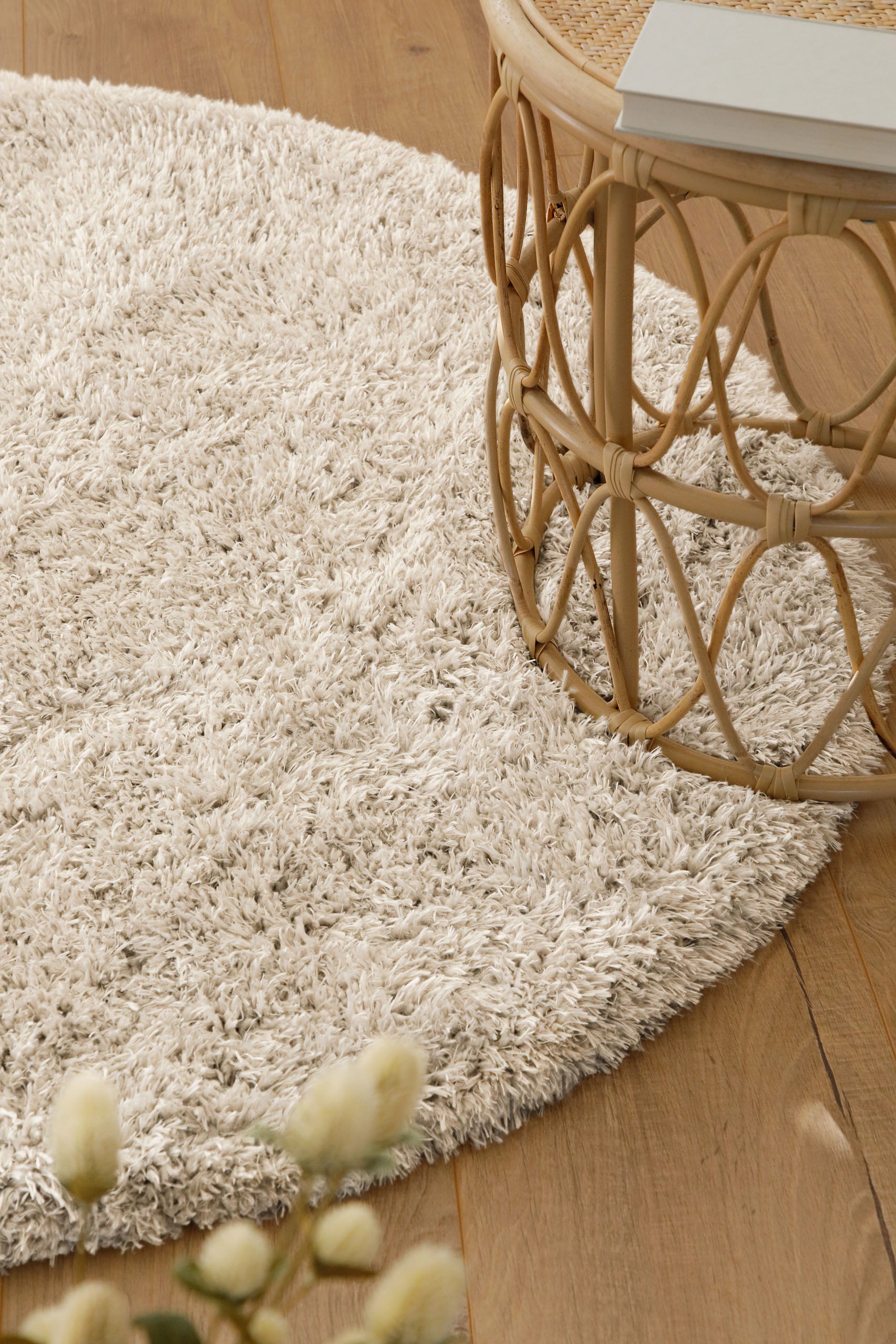 Teppich Rund Creme
